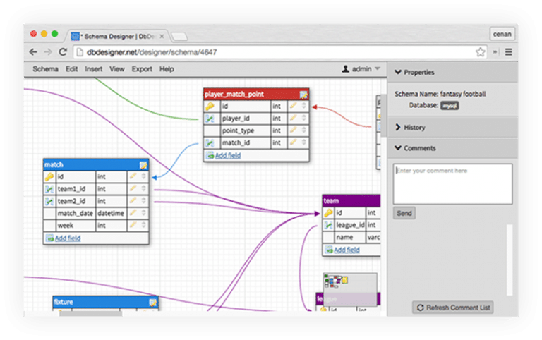 1 Database Design And Modeling Tool Online Db Designer