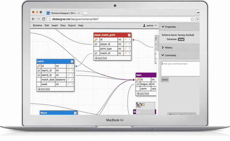 1 Database Design And Modeling Tool Online Db Designer