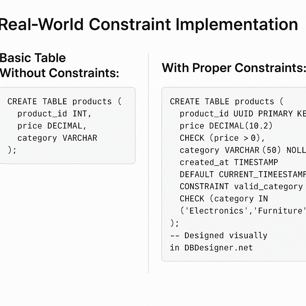 Database Constraints How To Ensure Data Integrity Visual Guide Db